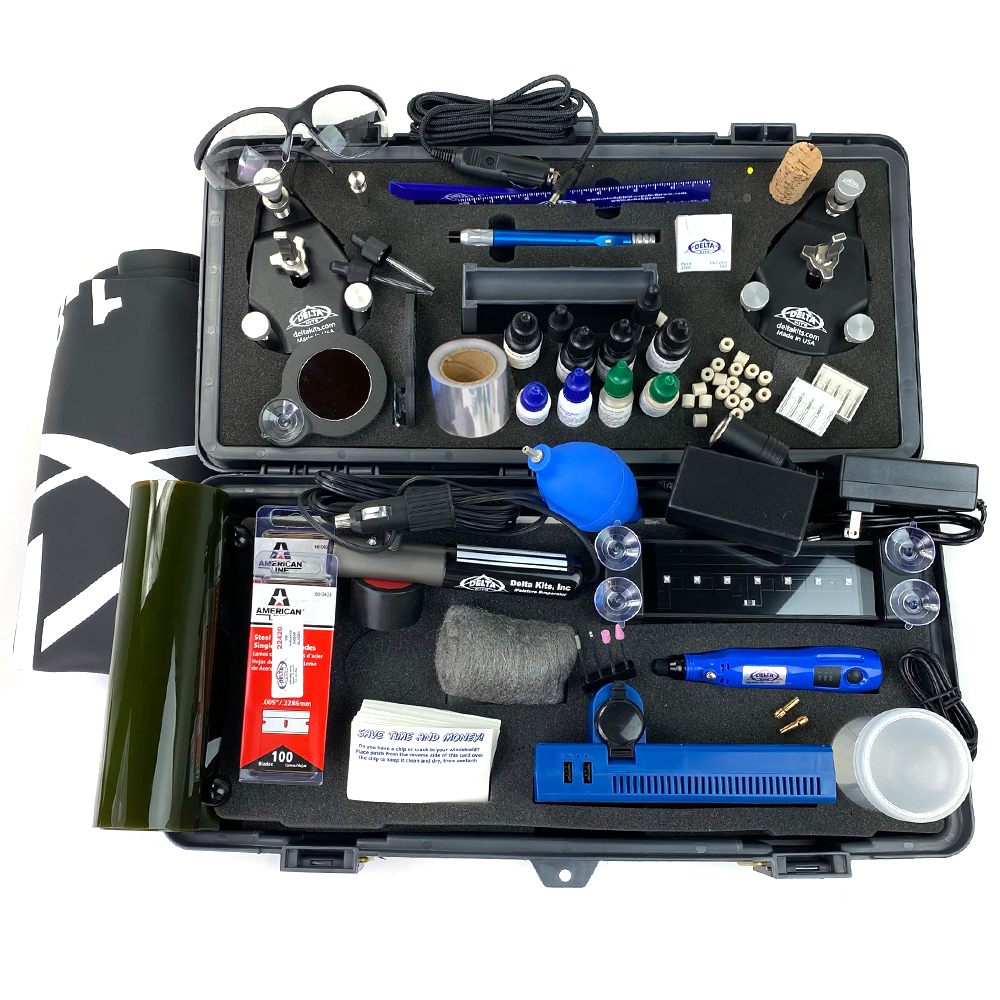 EZ-450D Mobile Pro Windscreen Repair System - Delta Kits