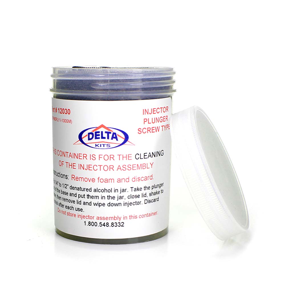 Screw Type Injector Plunger I-100SM Stainless Steel - Delta Kits